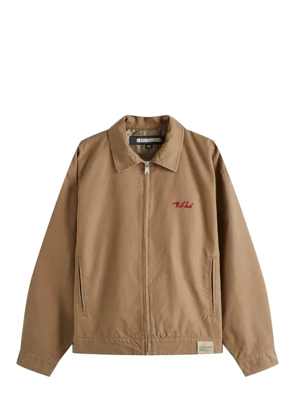 NEIGHBORHOOD Zip Work Jacket - Olive Drab