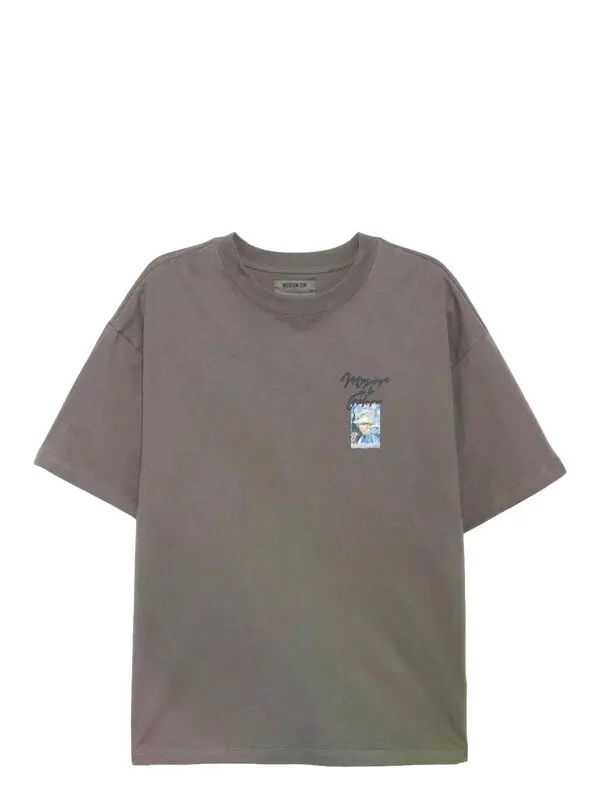 MUSIUM DIV. Graphic-print T-shirt - Grey