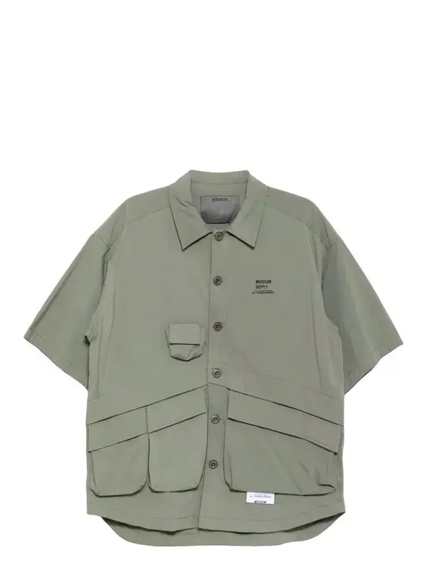 MUSIUM DIV. Logo-print Shirt - Grey