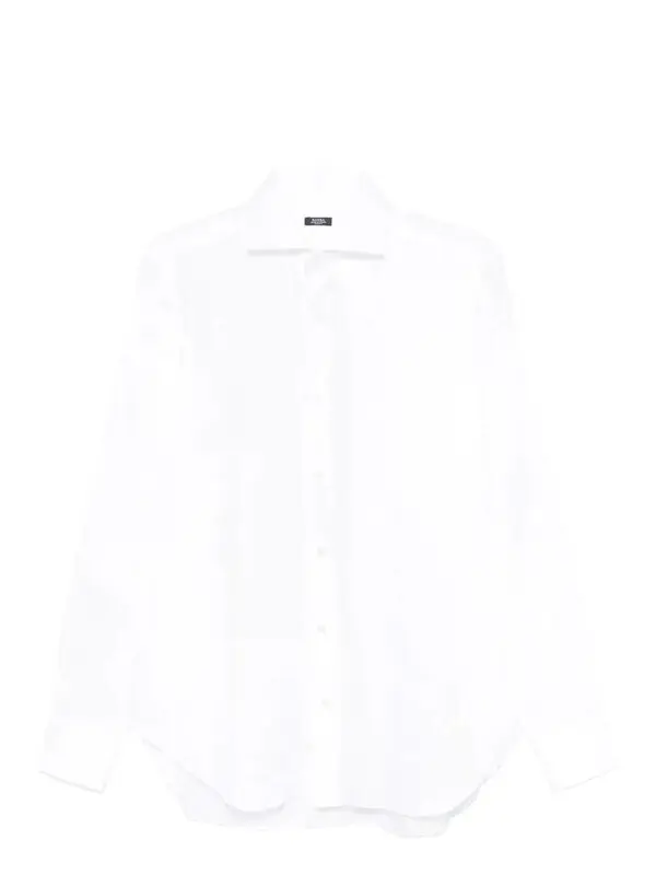 BARBA NAPOLI Linen Shirt - White
