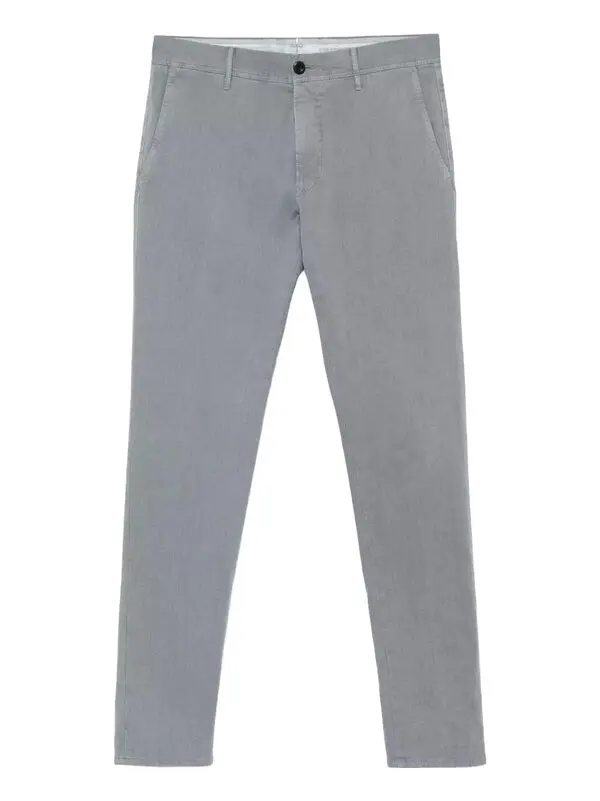 Incotex Twill Tapered Trousers - Blue
