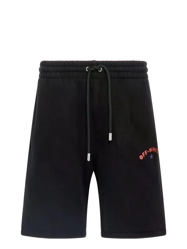 Off-White Star Arrow Skate Track Shorts - Black