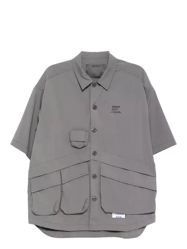 MUSIUM DIV. Logo-print Shirt - Grey