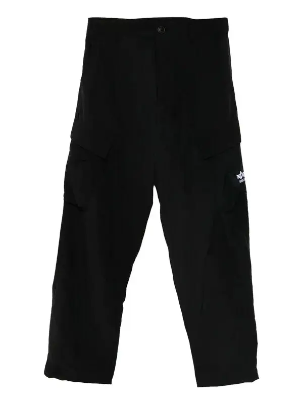 Izzue Logo-patch Trousers - Black