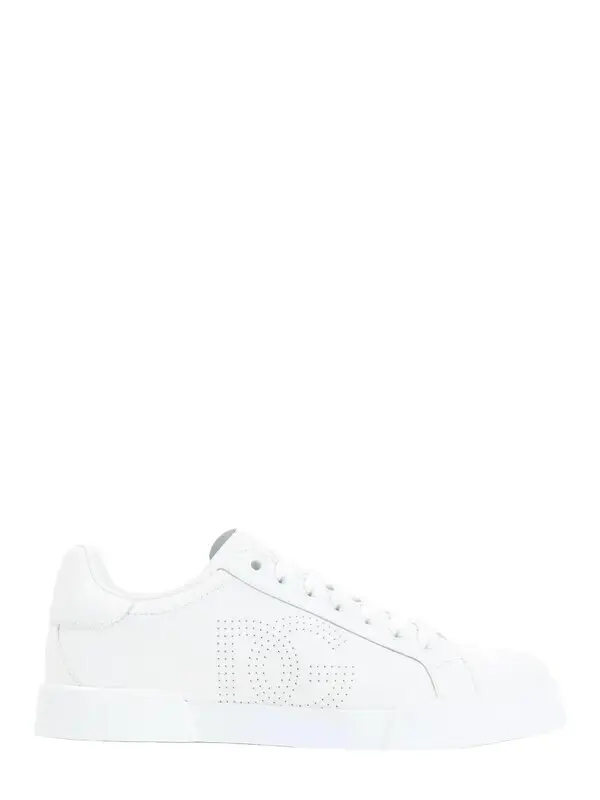 Dolce & Gabbana Leather Sneakers - White