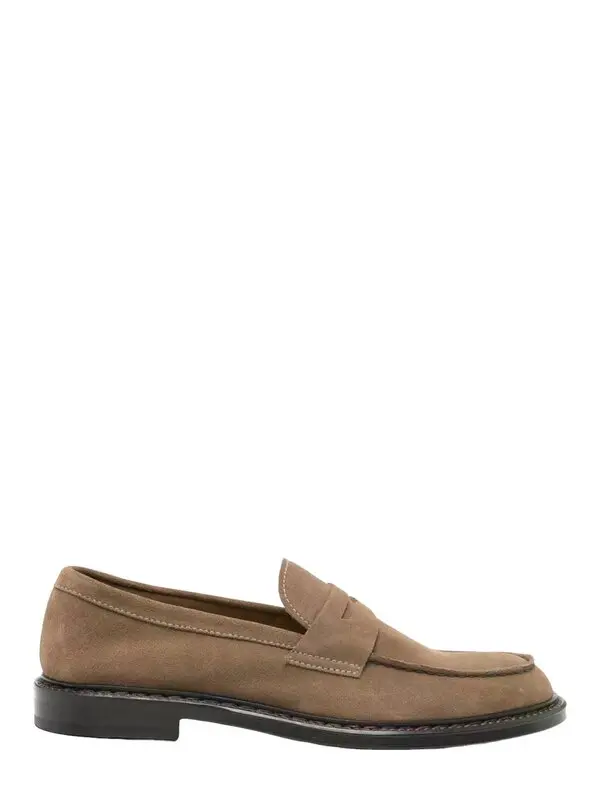 DOUCAL'S Suede Loafers - Brown