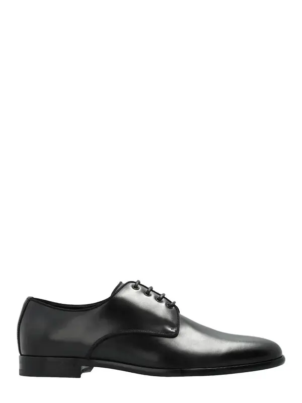 Dolce & Gabbana Leather Oxford Shoes - Black