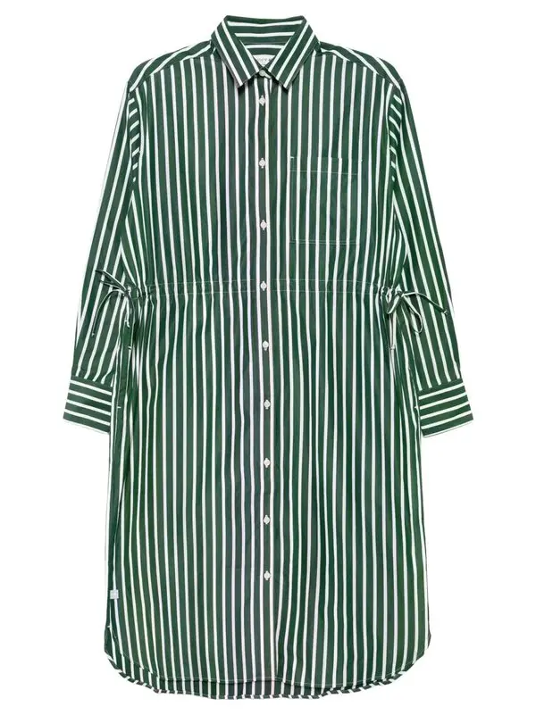 Lacoste Poplin Shirt Dress - Green