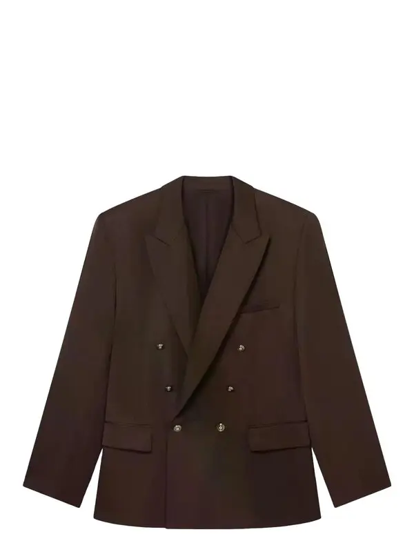 Casablanca Peak-lapel Blazer - Brown