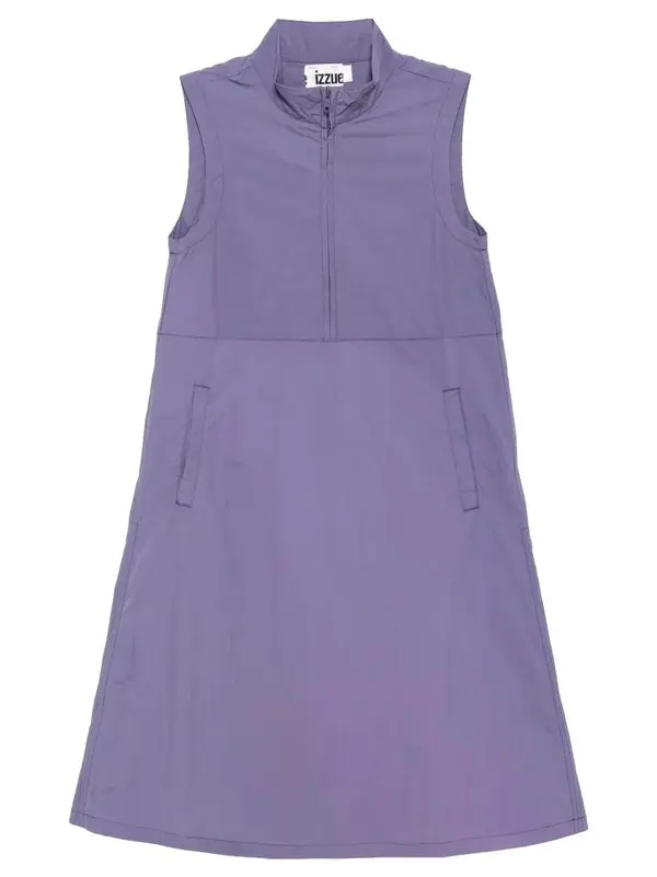 Izzue Half-zip Dress - Purple