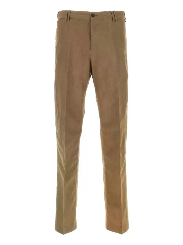 PT TORINO Straight-leg Trousers - Brown