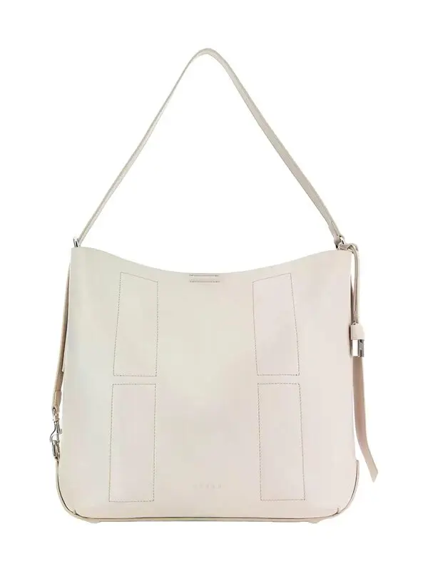 Hogan Leather Shoulder Bag - White