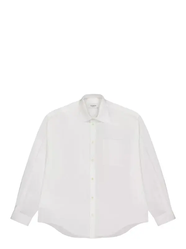 LANEUS Poplin Shirt - White