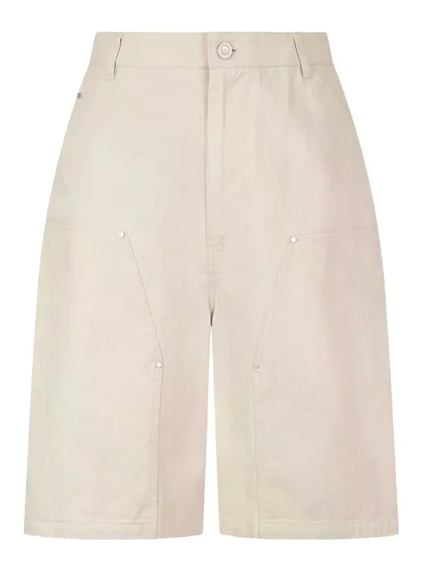 STUDIO TOMBOY Contrast-stitching Shorts - Neutrals