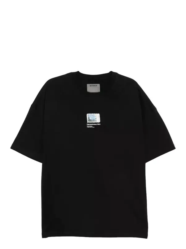 MUSIUM DIV. Graphic-print T-shirt - Black