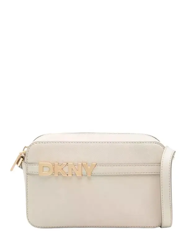 Dkny Logo-lettering Cross Body Bag - Neutrals