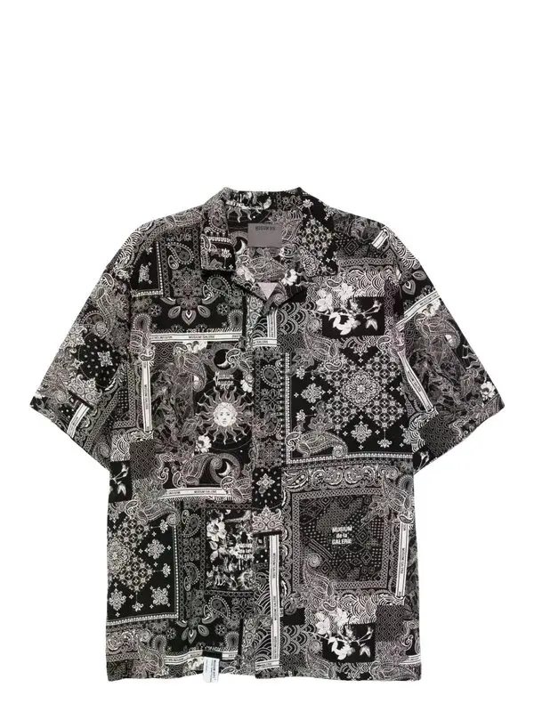 MUSIUM DIV. Graphic-print Shirt - Black