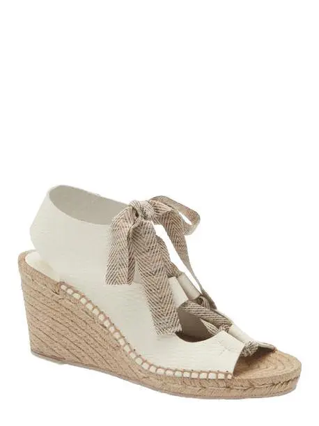PEDRO GARCIA Otelia Wedge Sandal - Creme Cervo