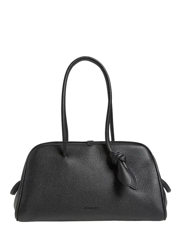 Jacquemus Le Turismo Leather Bowling Bag - Black