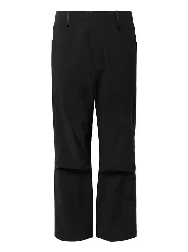 PORTAL Traka Straight-leg Recycled-shell Trousers - Black