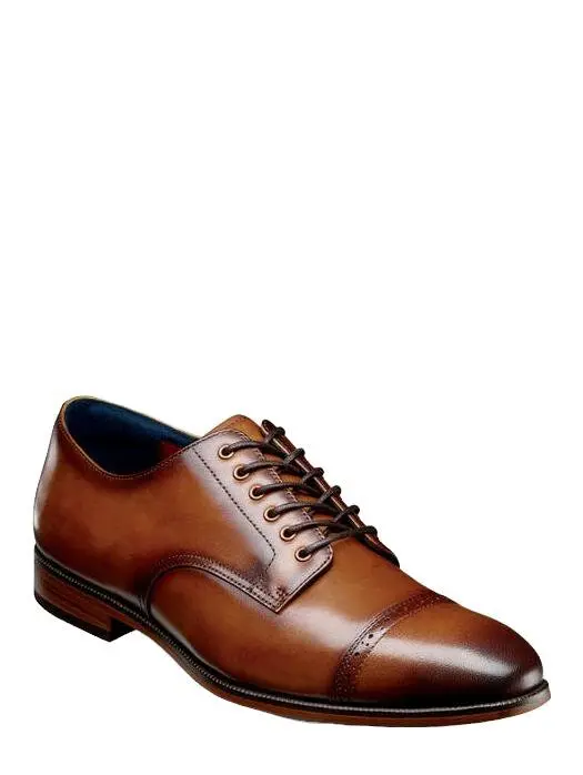 STACY ADAMS William Cap Toe Oxford - Tan