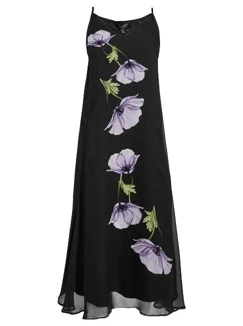 AS By DF Christa Slip Dress - Black