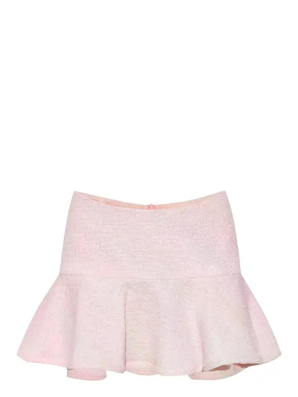 MISBHV Tweed Mini Skirt - Pink