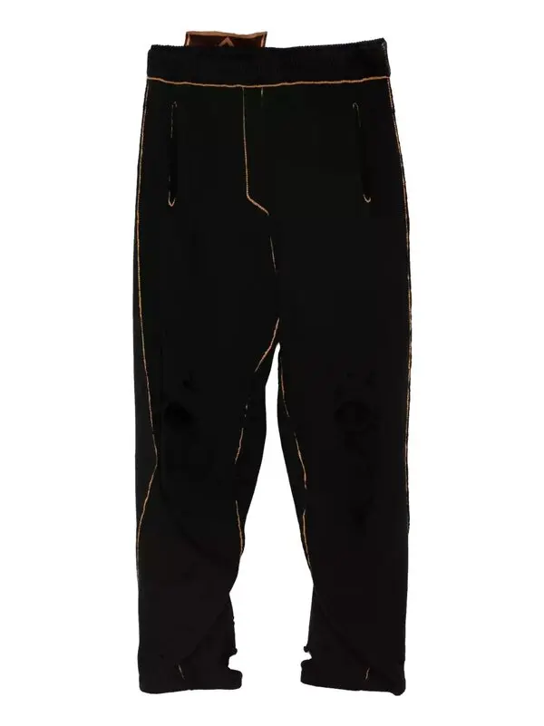DOUBLET Distressed Trousers - Black