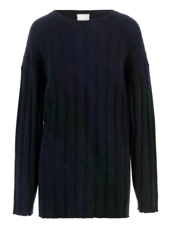ALLUDE Ribbed Sweater - Blue