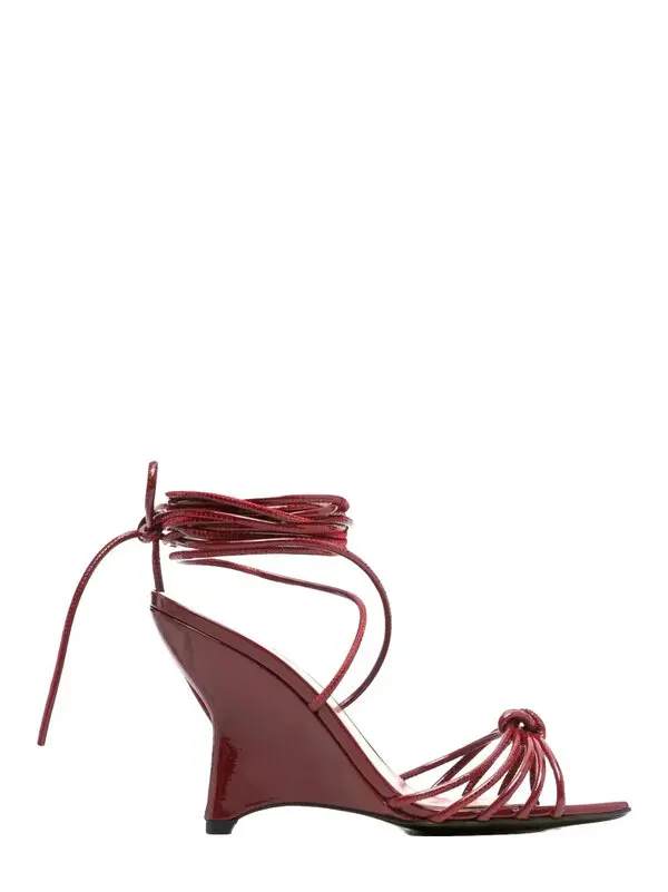 Philosophy Di Lorenzo Serafini 100mm Wedge Sandals - Red