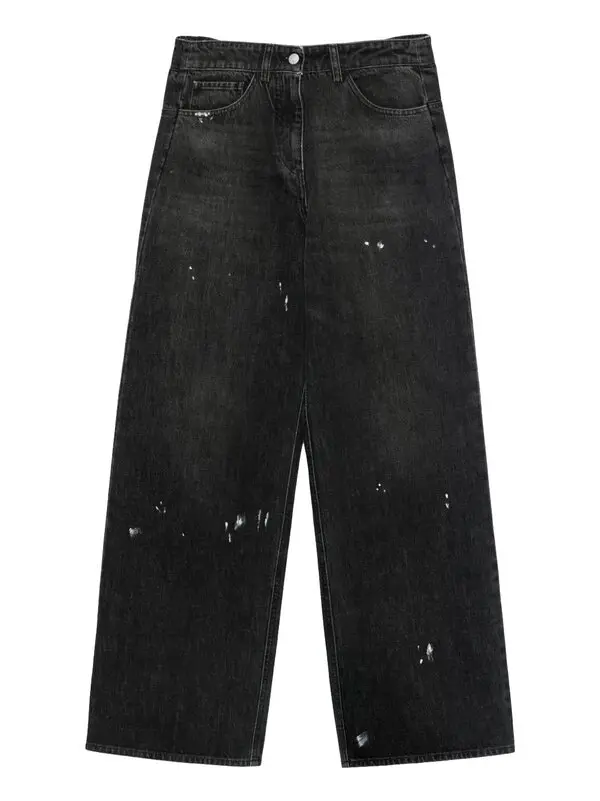 SEEN USERS Pull To Open Jeans - Black