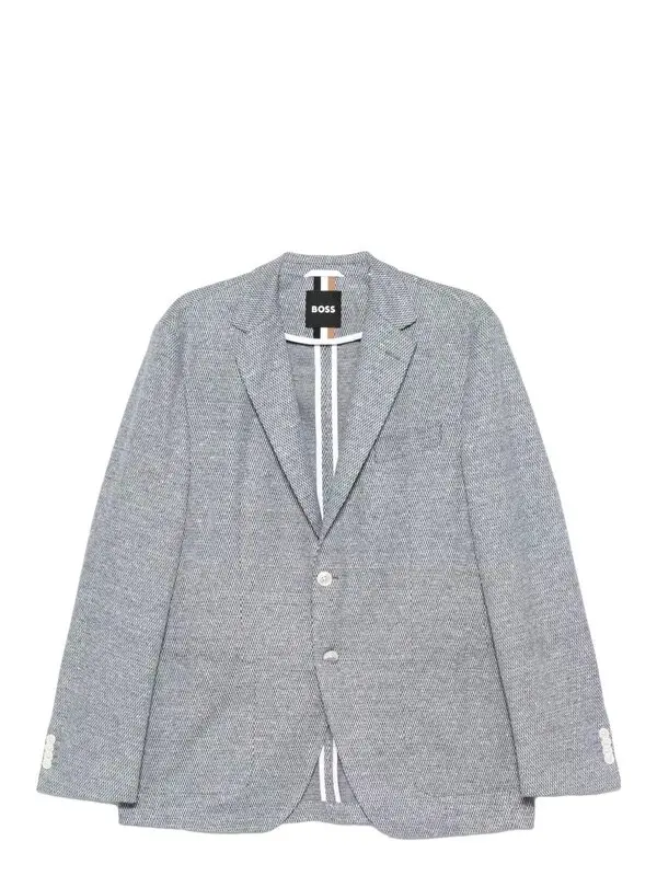 BOSS Patterned Blazer - Blue