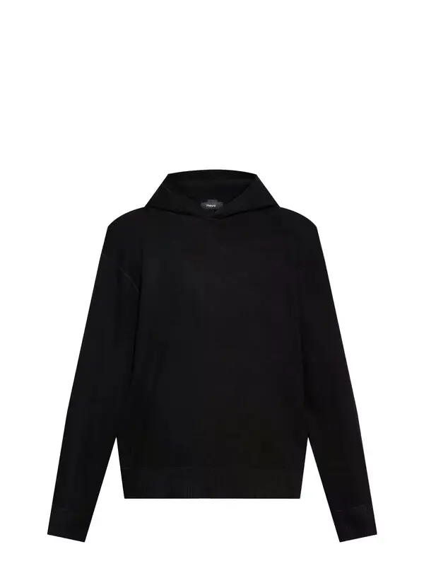 Theory Jersey Hoodie - Black