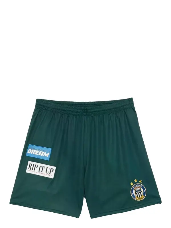 Martine Rose Football Track Shorts - Green