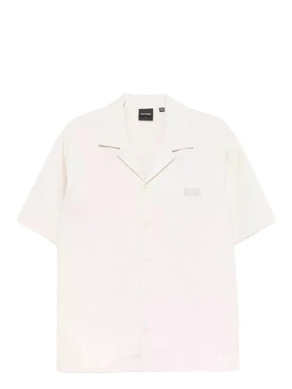 DAILY PAPER Logo-embroidered Shirt - Neutrals