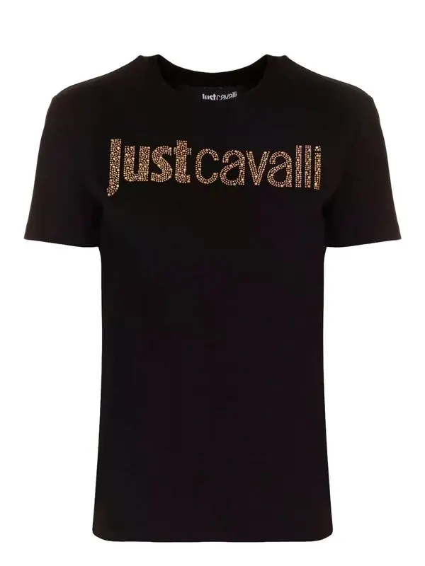 Just Cavalli Logo-print T-shirt - Black