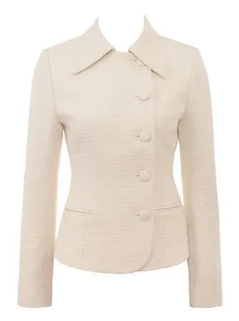 House Of Cb Misha Boucle Blazer - Cream
