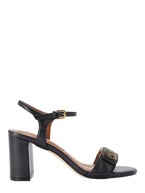 Kurt Geiger Kensington Langley 75 Quilted Leather Heeled Sandals - Black