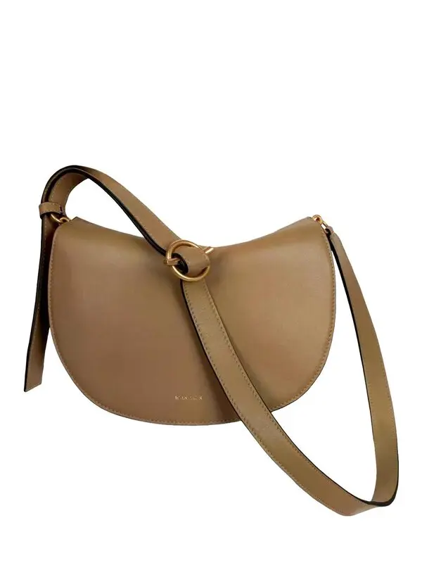 WANDLER Leather Crossbody Bag - Brown