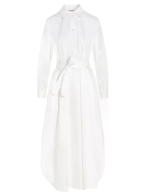 LE TWINS Laura Shirt Dress - White