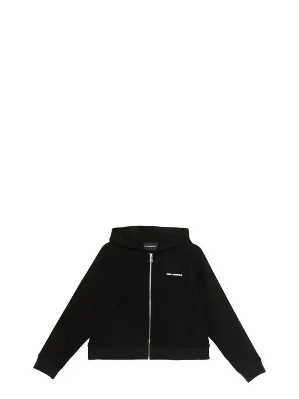 Karl Lagerfeld Logo-print Hoodie - Black