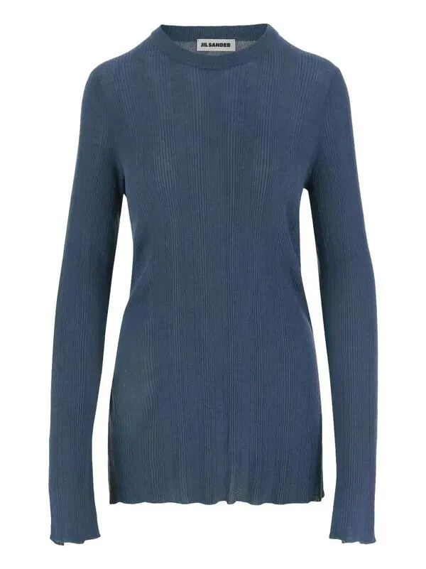 JIL SANDER Wool Jumper - Blue