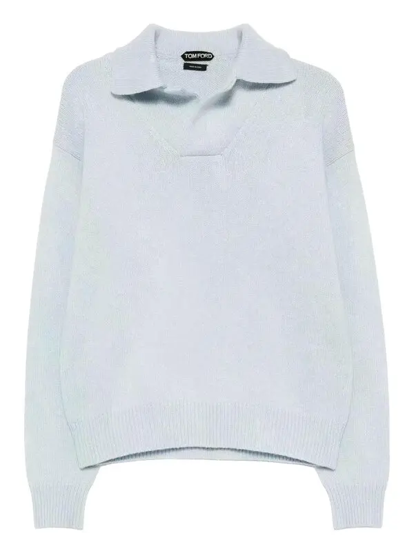 TOM FORD Long-sleeve Jumper - Blue