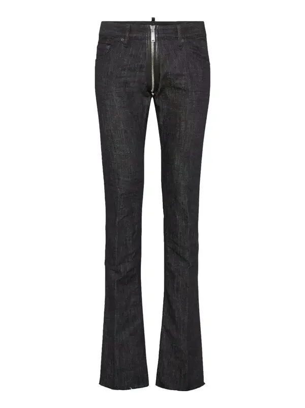 Dsquared2 Zip-detailed Jeans - Black