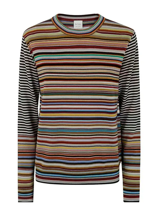 Paul Smith Striped Sweatshirt - Black