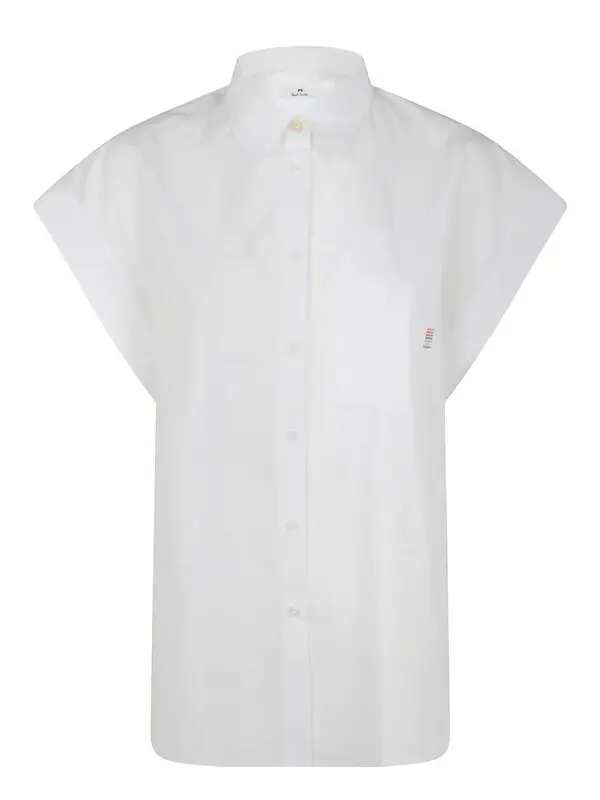 Paul Smith Sleeveless Shirt - White