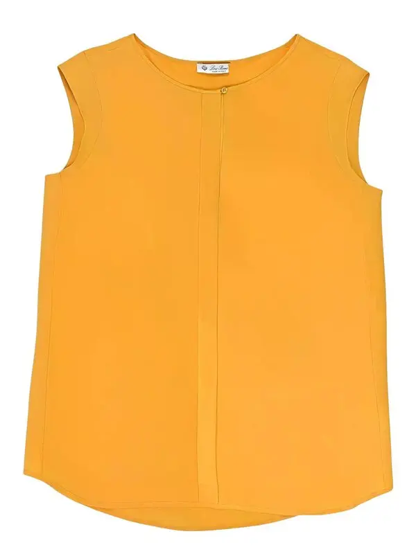 Loro Piana Scoop-neck Vest - Orange