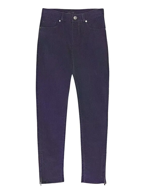Loro Piana Skinny-cut Trousers - Purple