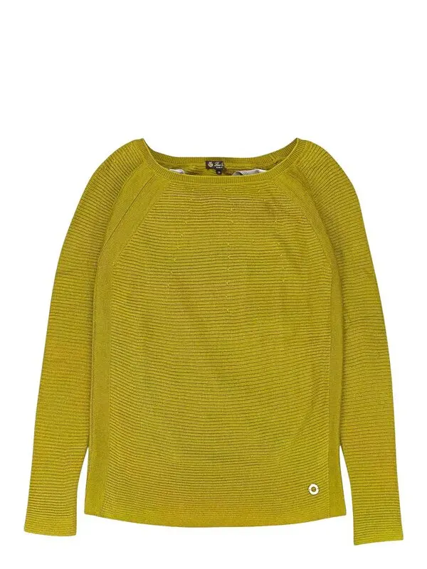 Loro Piana Boat-neck Cashmere Sweater - Yellow
