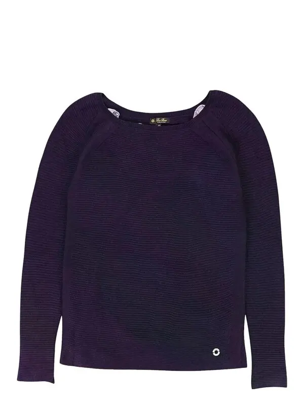 Loro Piana Scoop-neck Cashmere Sweater - Purple